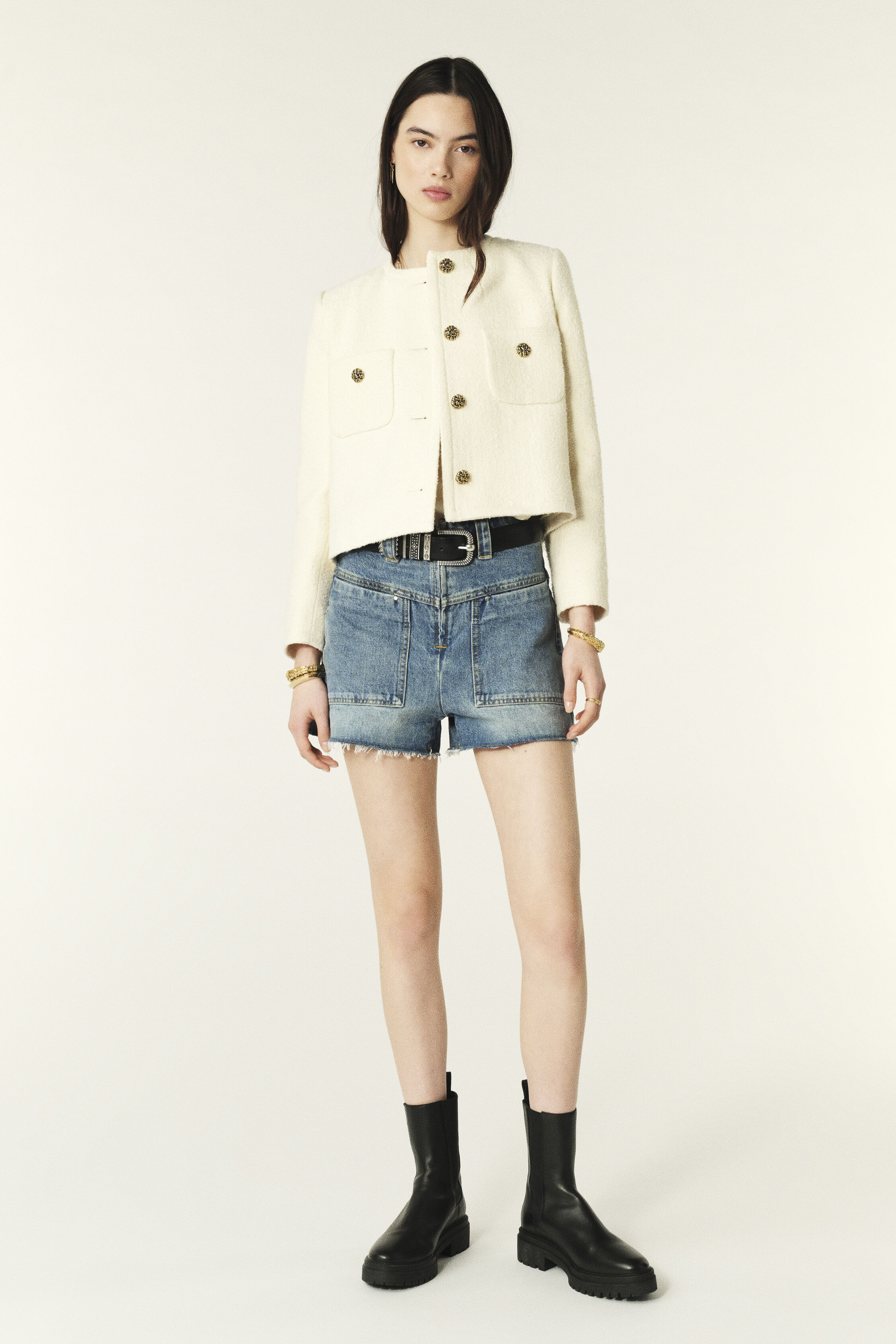 Short En Denim David Bleu // ba&sh FR