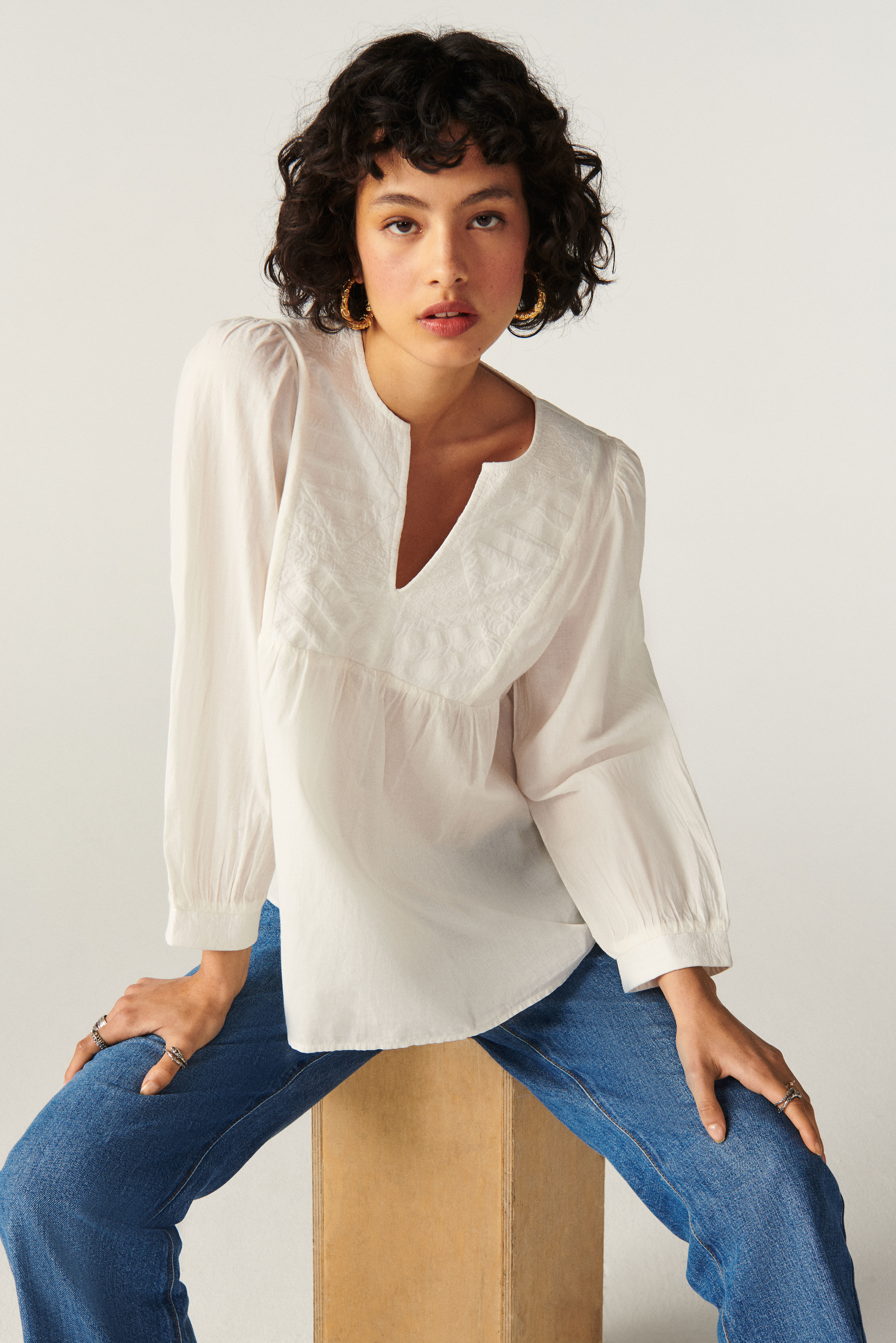 Women's Patterned, Print & Floral Shirts, Tops & Blouses | ba&sh US