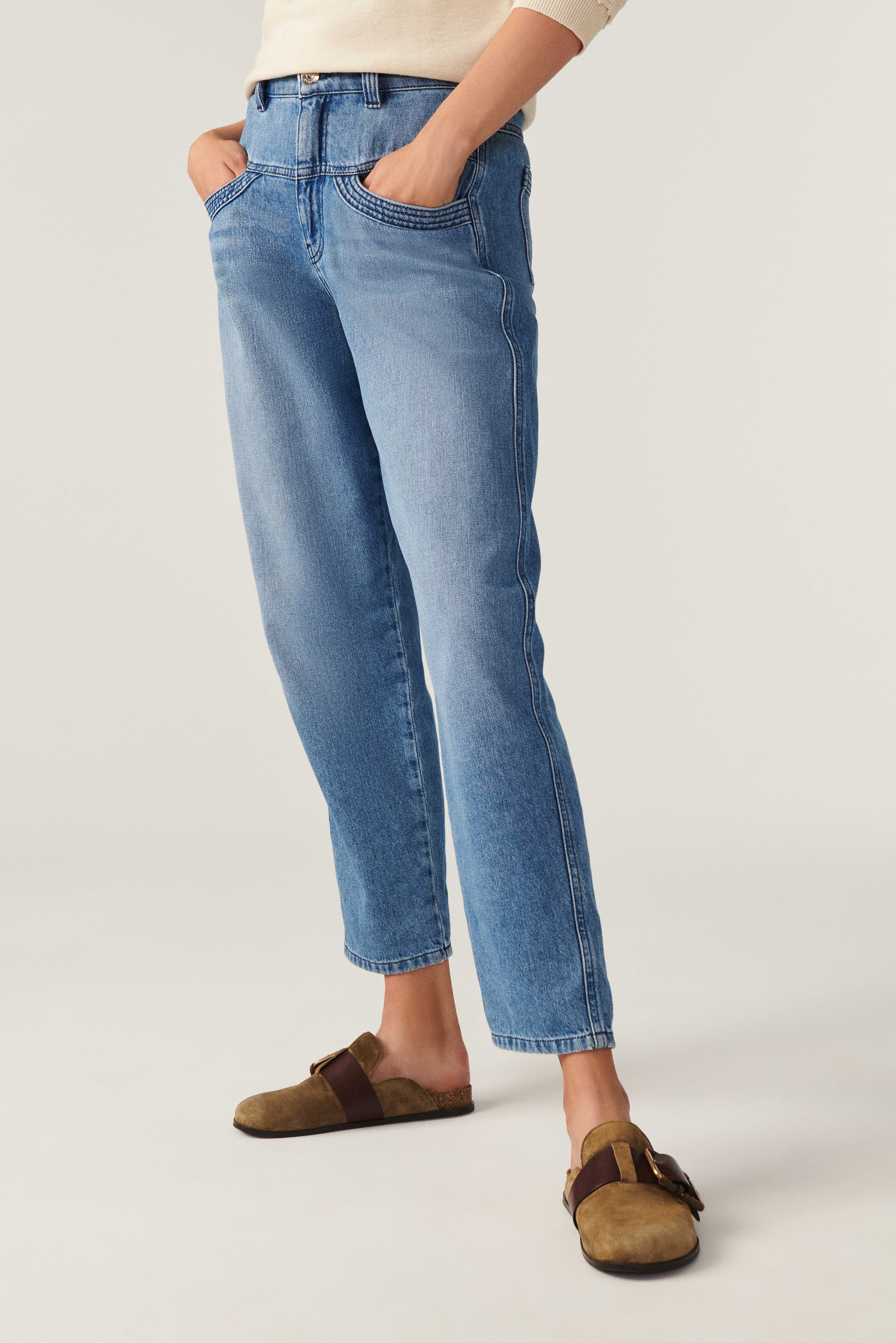 Straight Leg Jeans, Straight Denim Pants - Pants & Jeans | ba&sh US