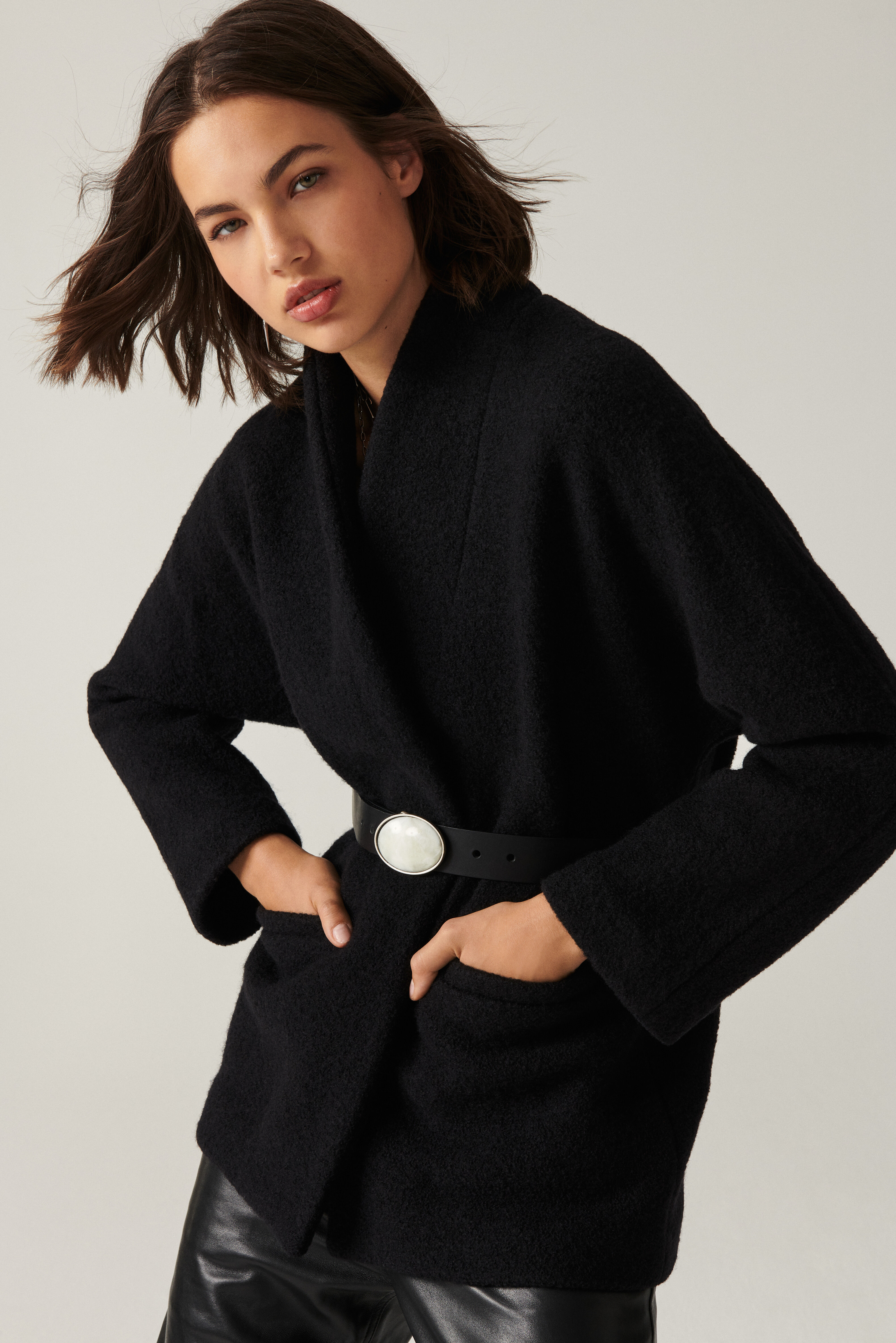 COAT CAROLE BLACK // ba&sh