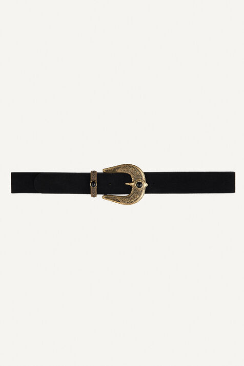intricate buckle belt BILANE BLACK // ba&sh