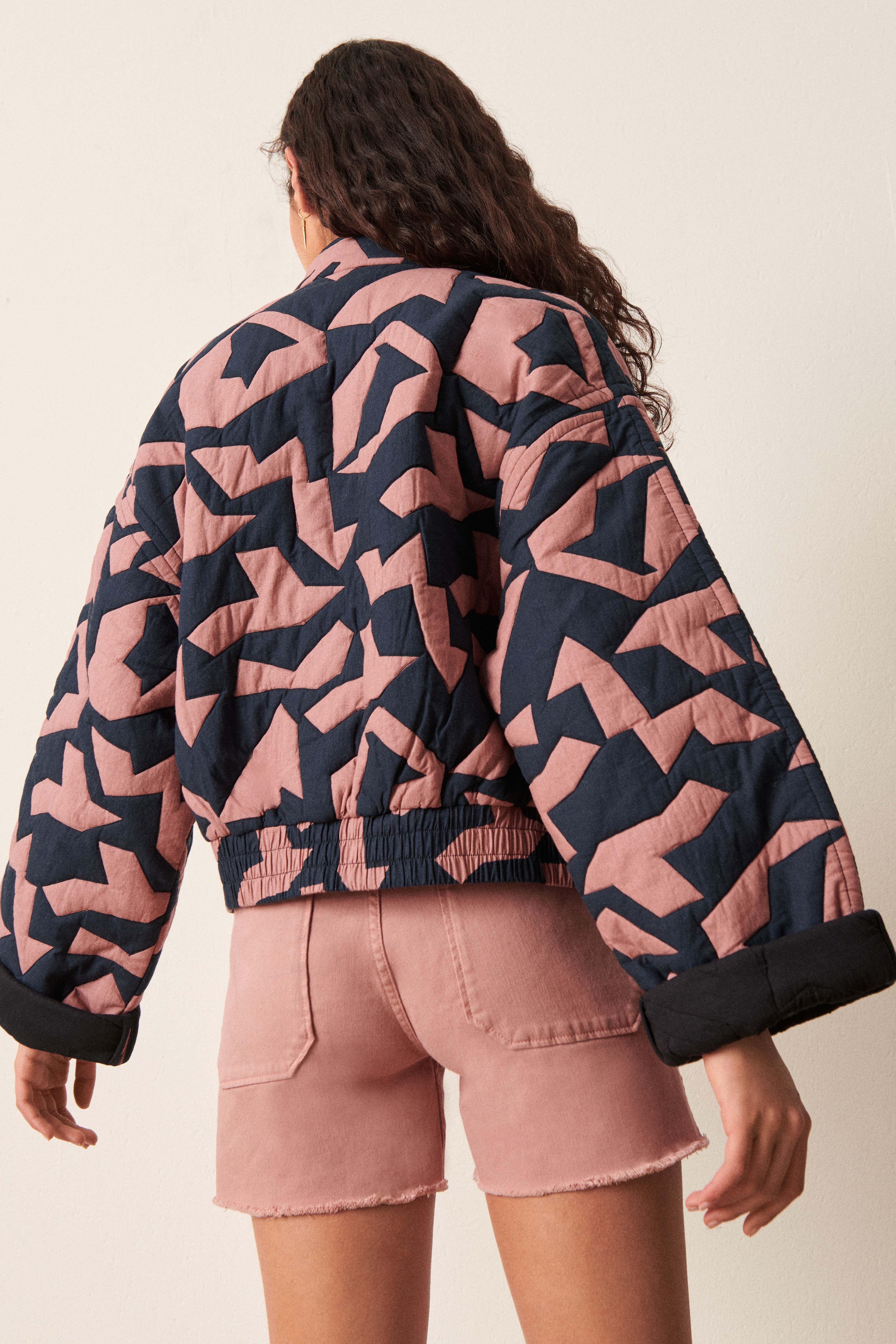 padded jacket PACINO PINK // ba&sh NL