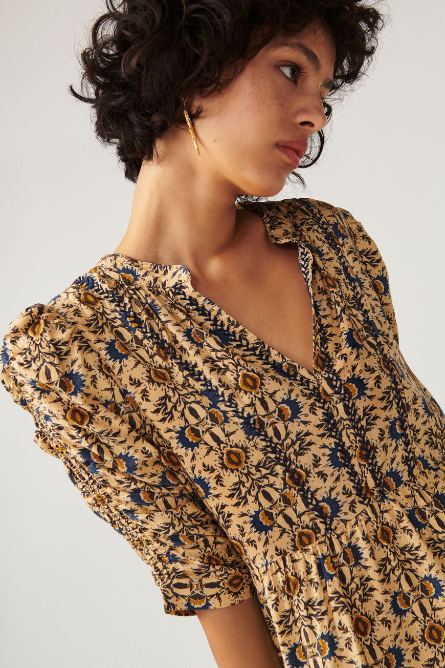 ROBE TEODORA JAUNE // ba&sh