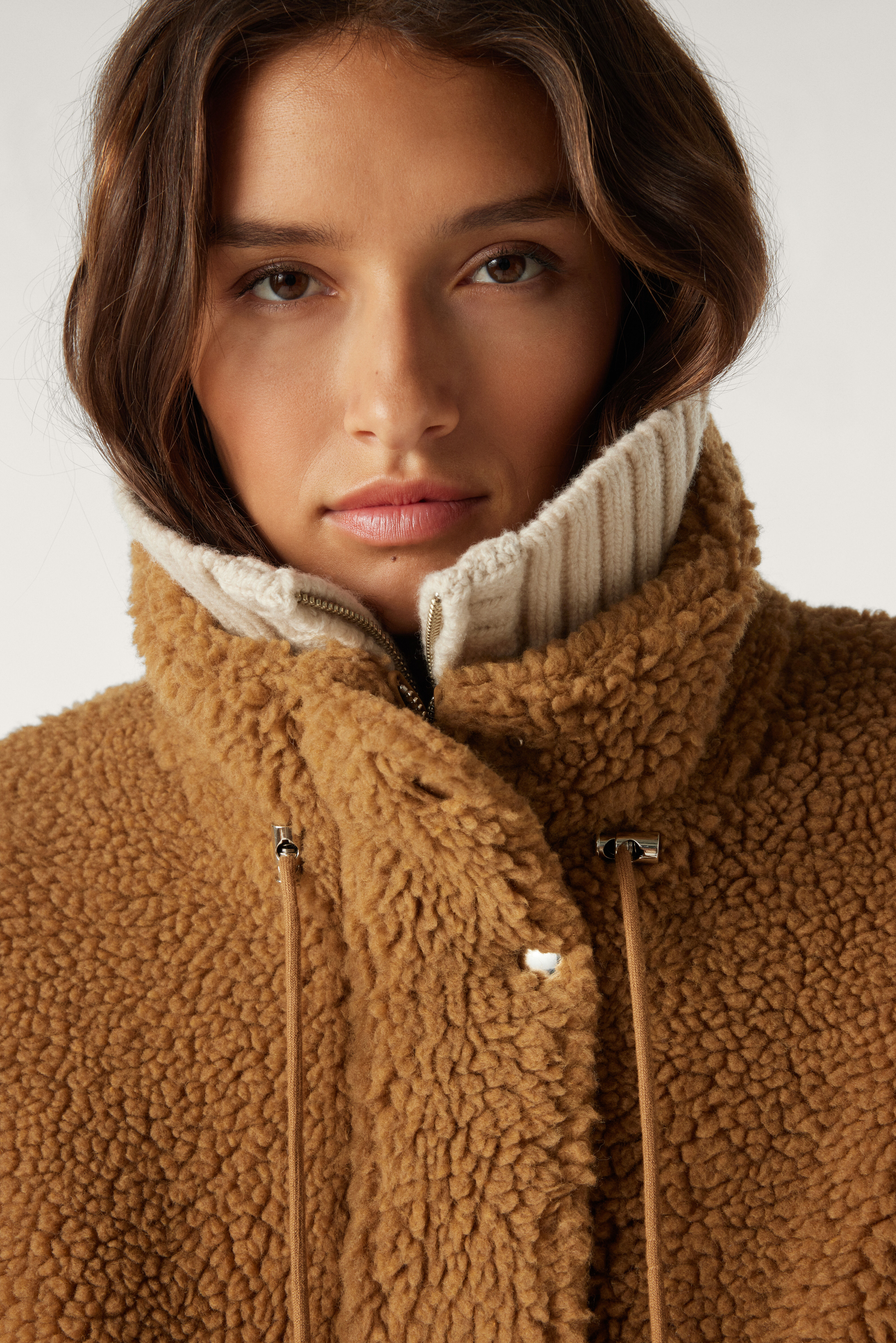 Jacket With Peter Pan Collar Milos Brown // ba&sh UK