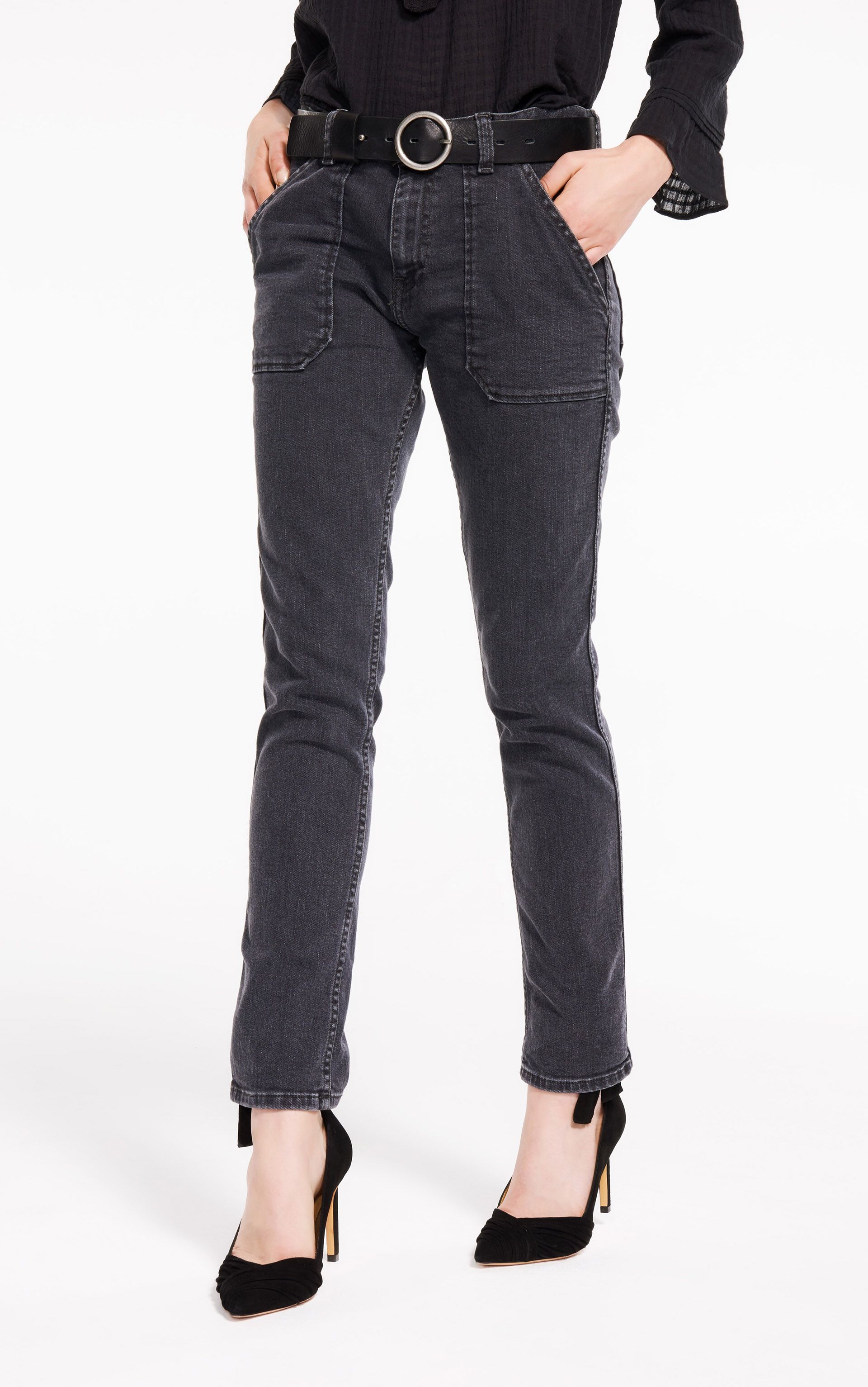 SALLY JEANS GREY // ba&sh