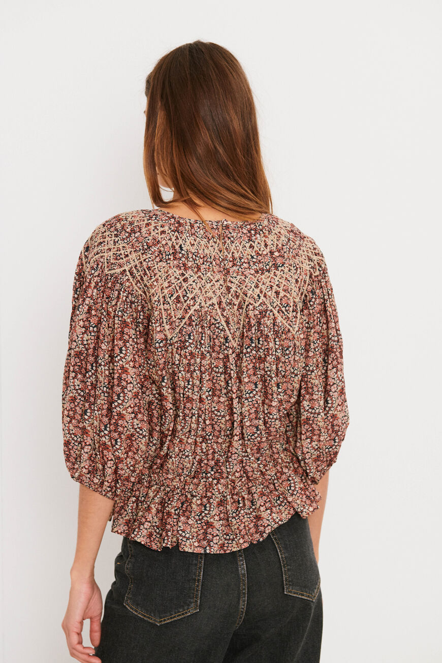 floral blouse ISAURE GRIS // ba&sh