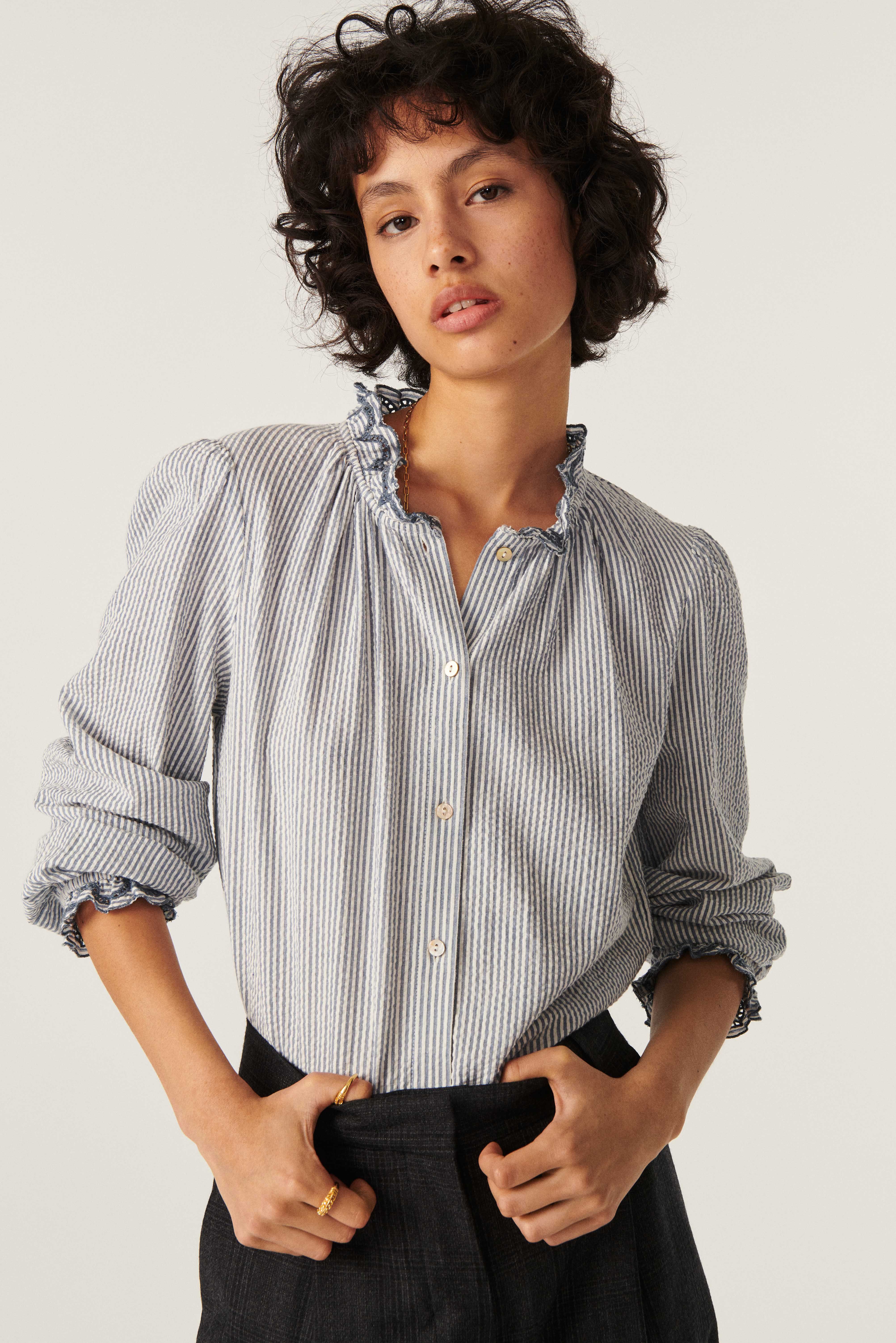 Women's Patterned, Print & Floral Shirts, Tops & Blouses | ba&sh US
