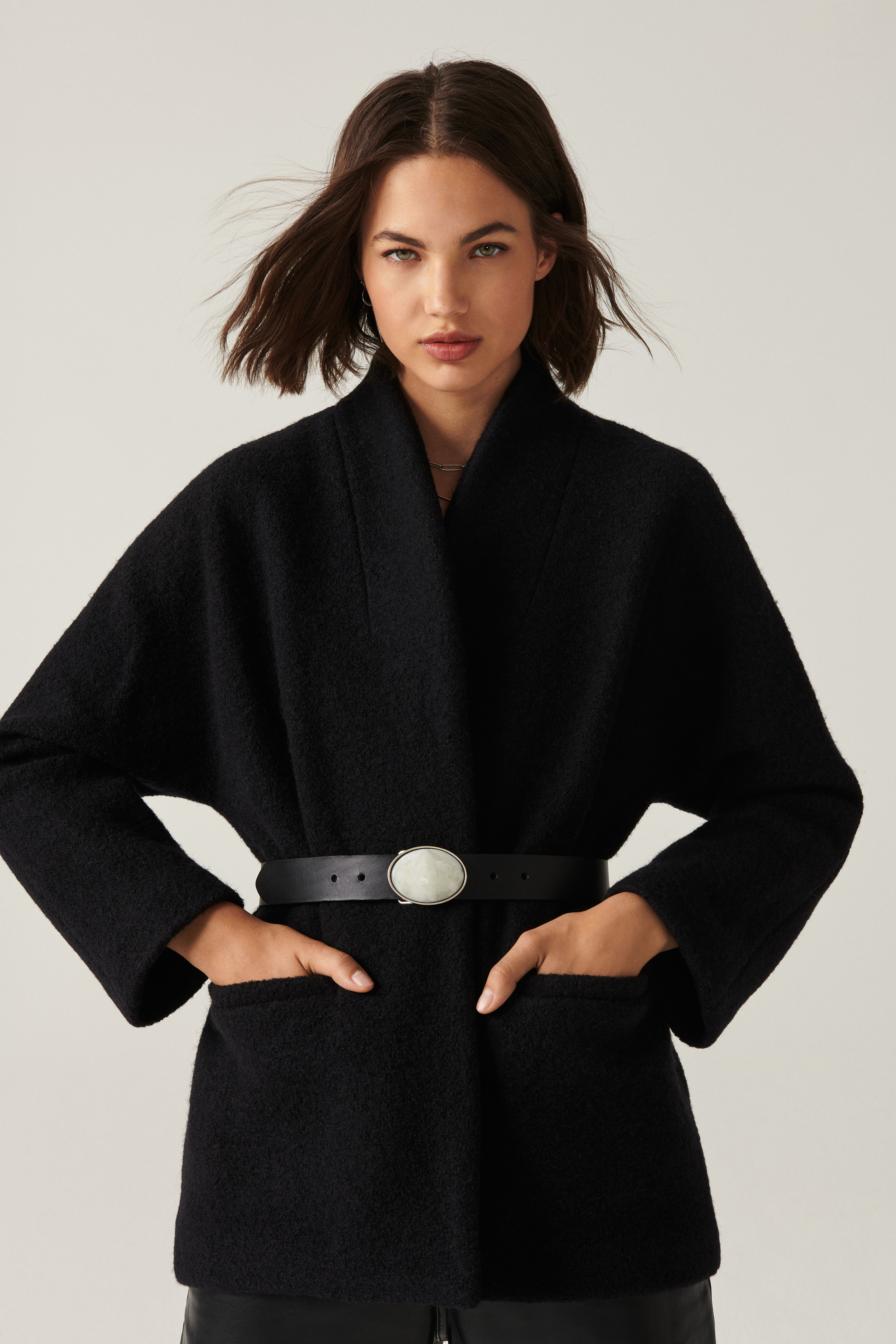 COAT CAROLE BLACK // ba&sh