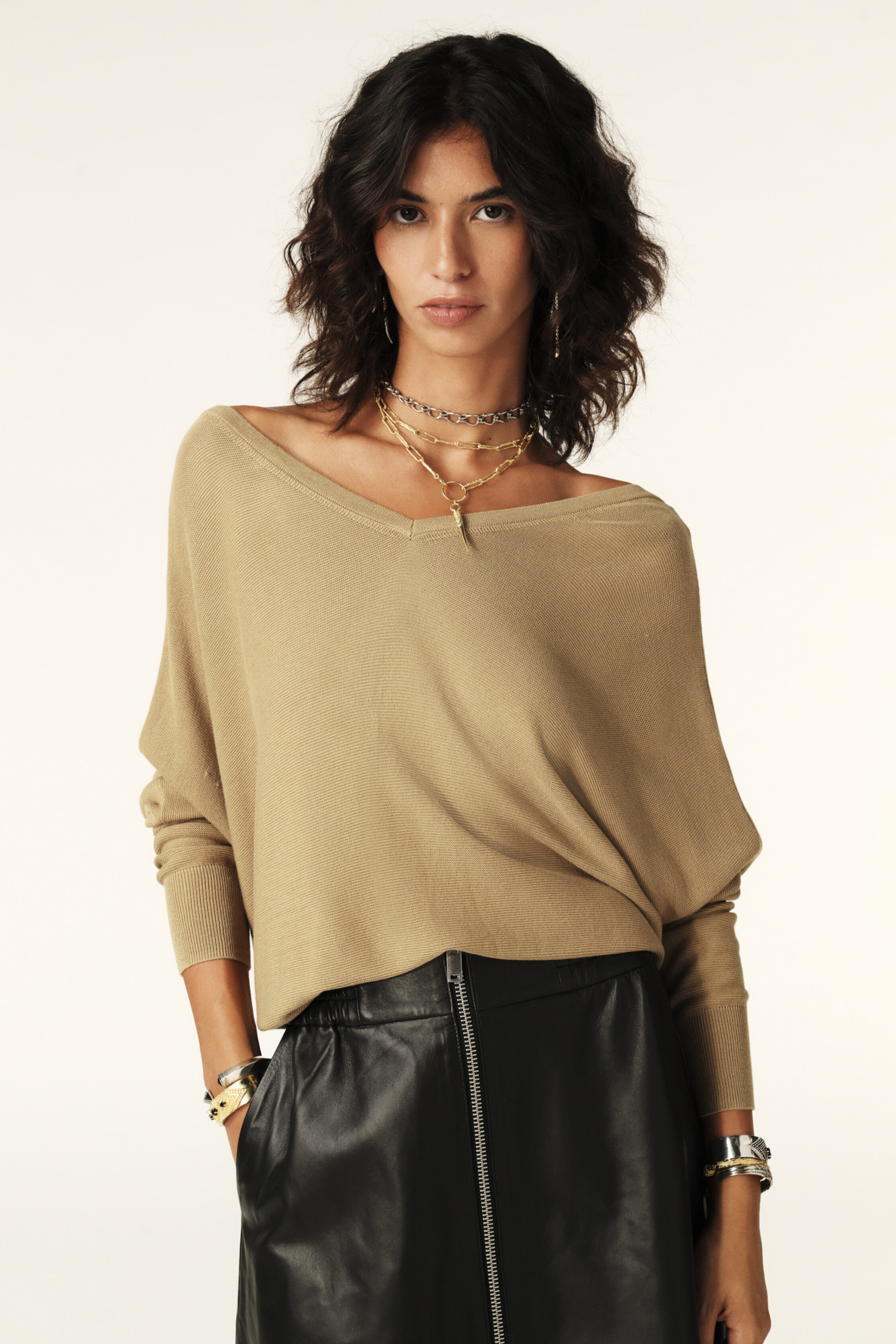 Loose-Fitting Jumper Elsy Brown // ba&sh UK