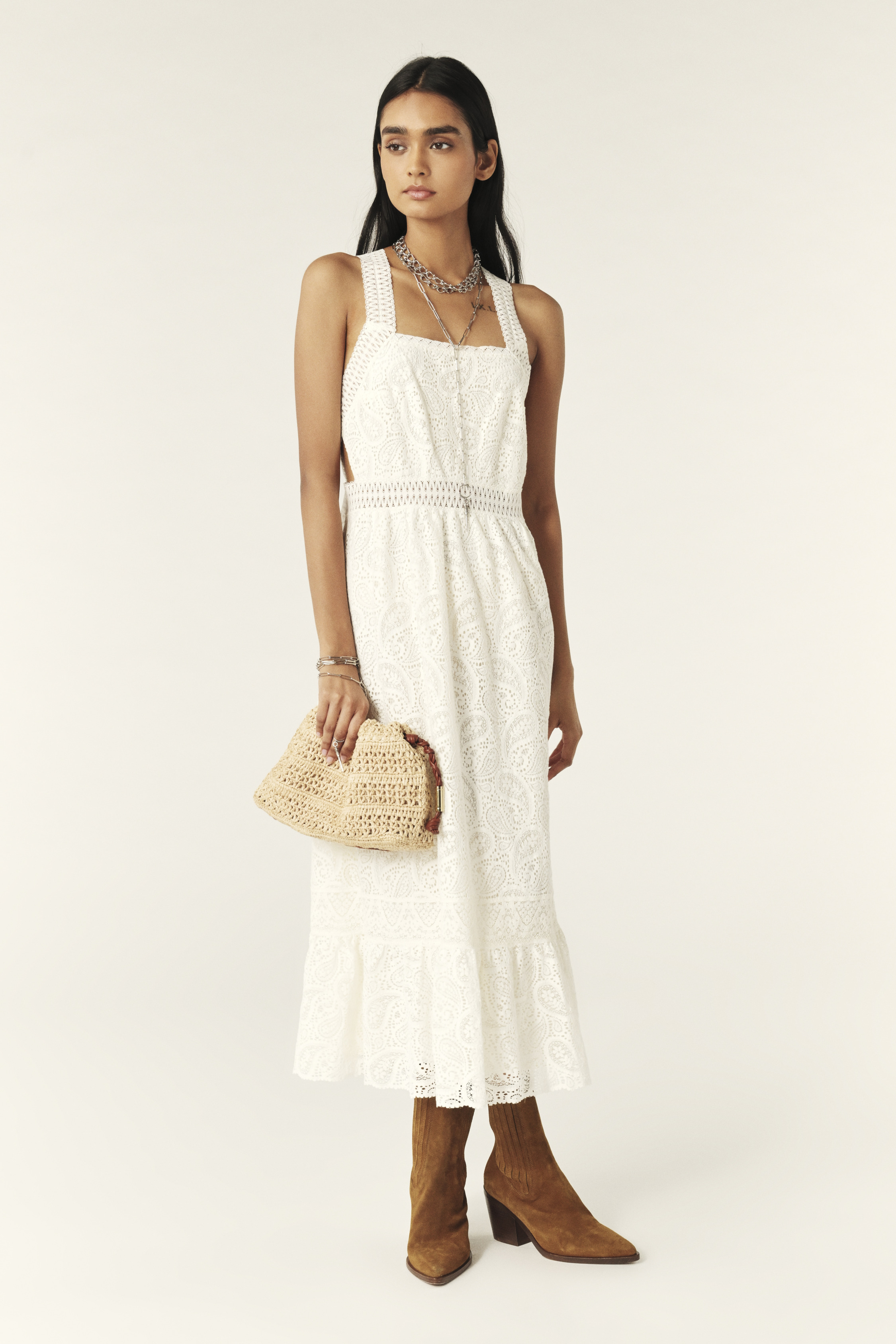 Midi Dress Austin Ecru // ba&sh CA