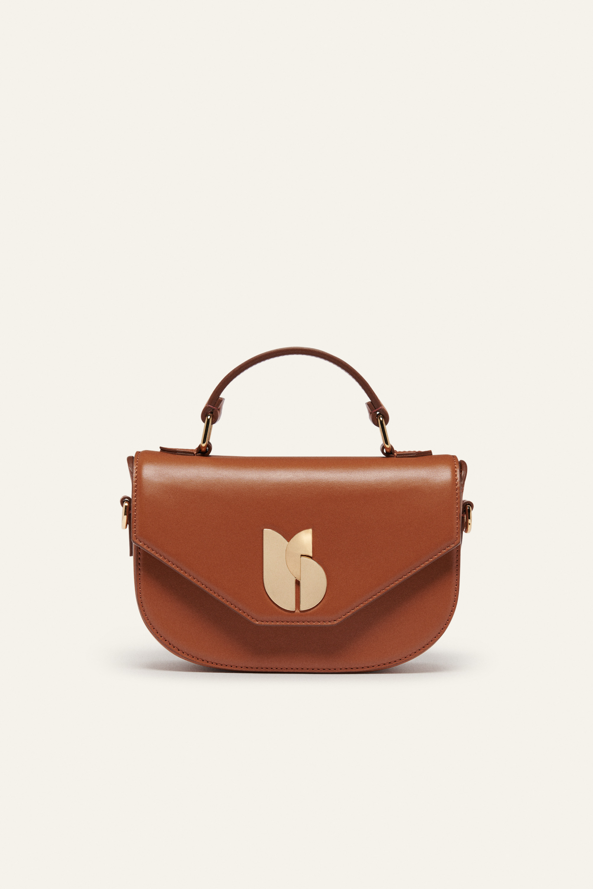 Leather Bag Sign Brown // ba&sh US