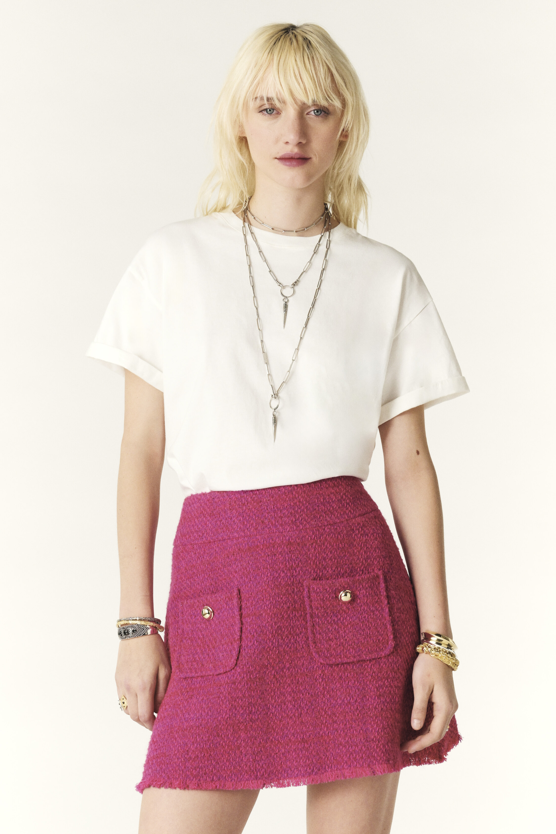 Short-Sleeve T-Shirt Rosie Off-White // ba&sh US