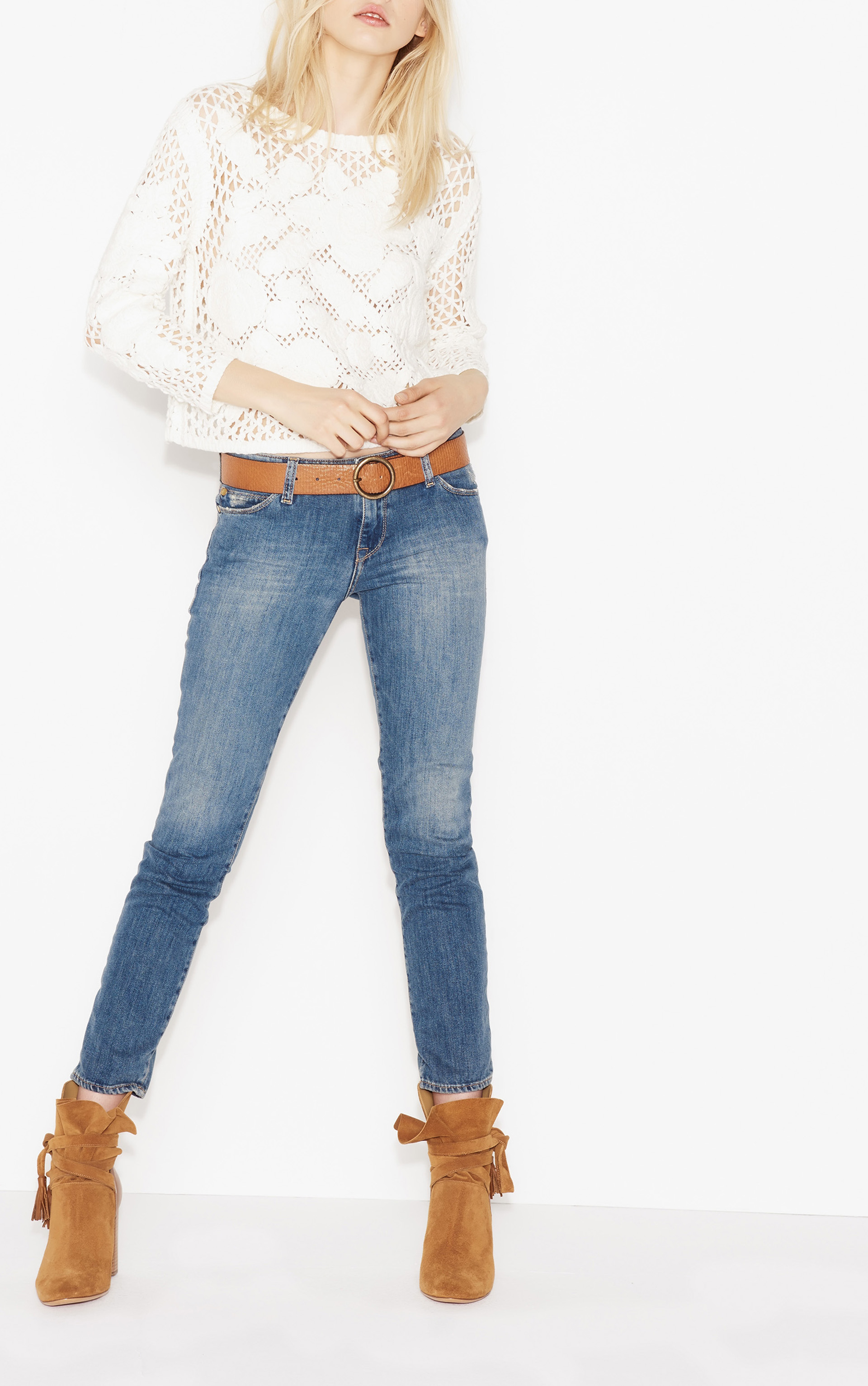 FLAURAL JUMPER WHITE // ba&sh