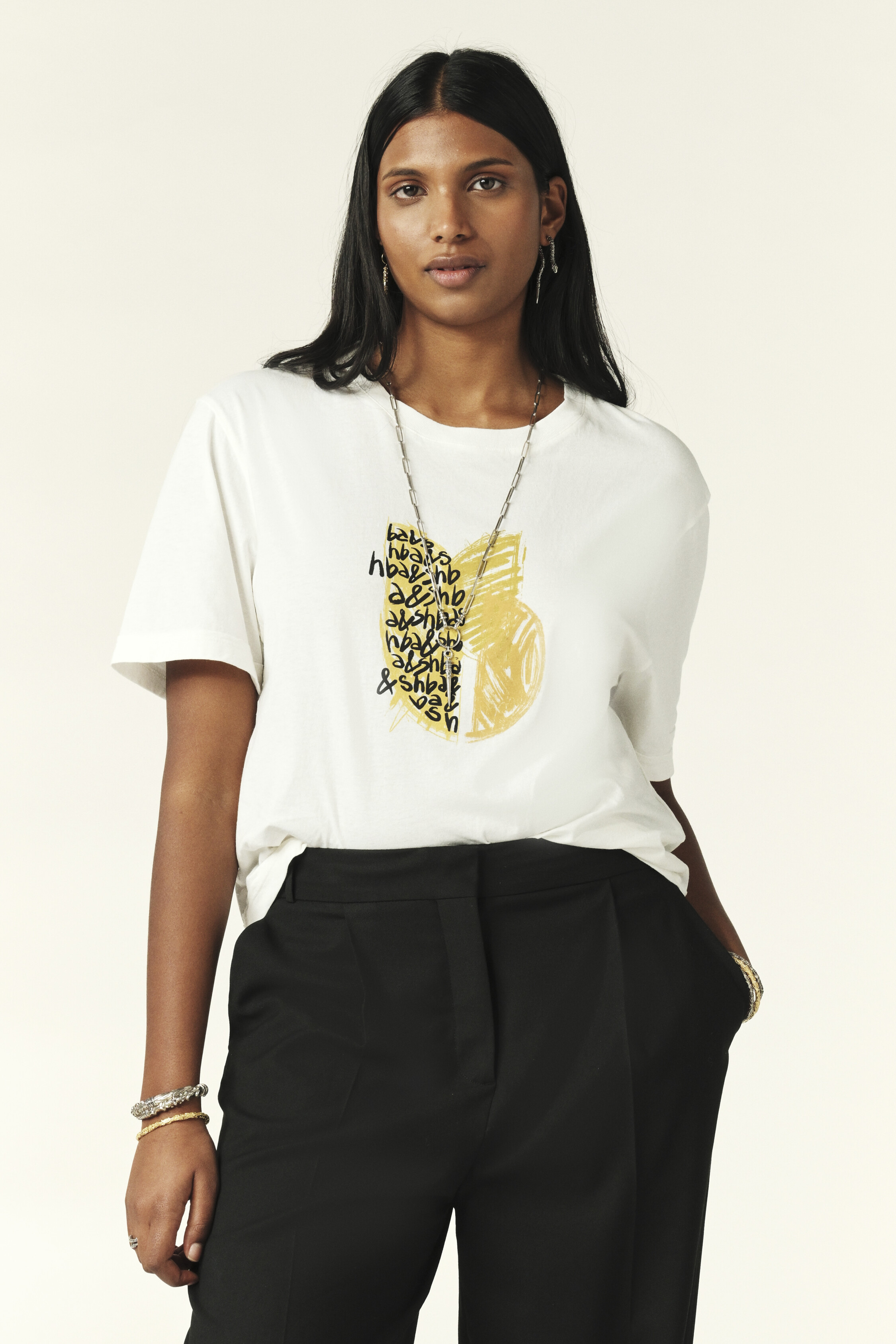 Short-Sleeve T-Shirt Emine Off-White // ba&sh US
