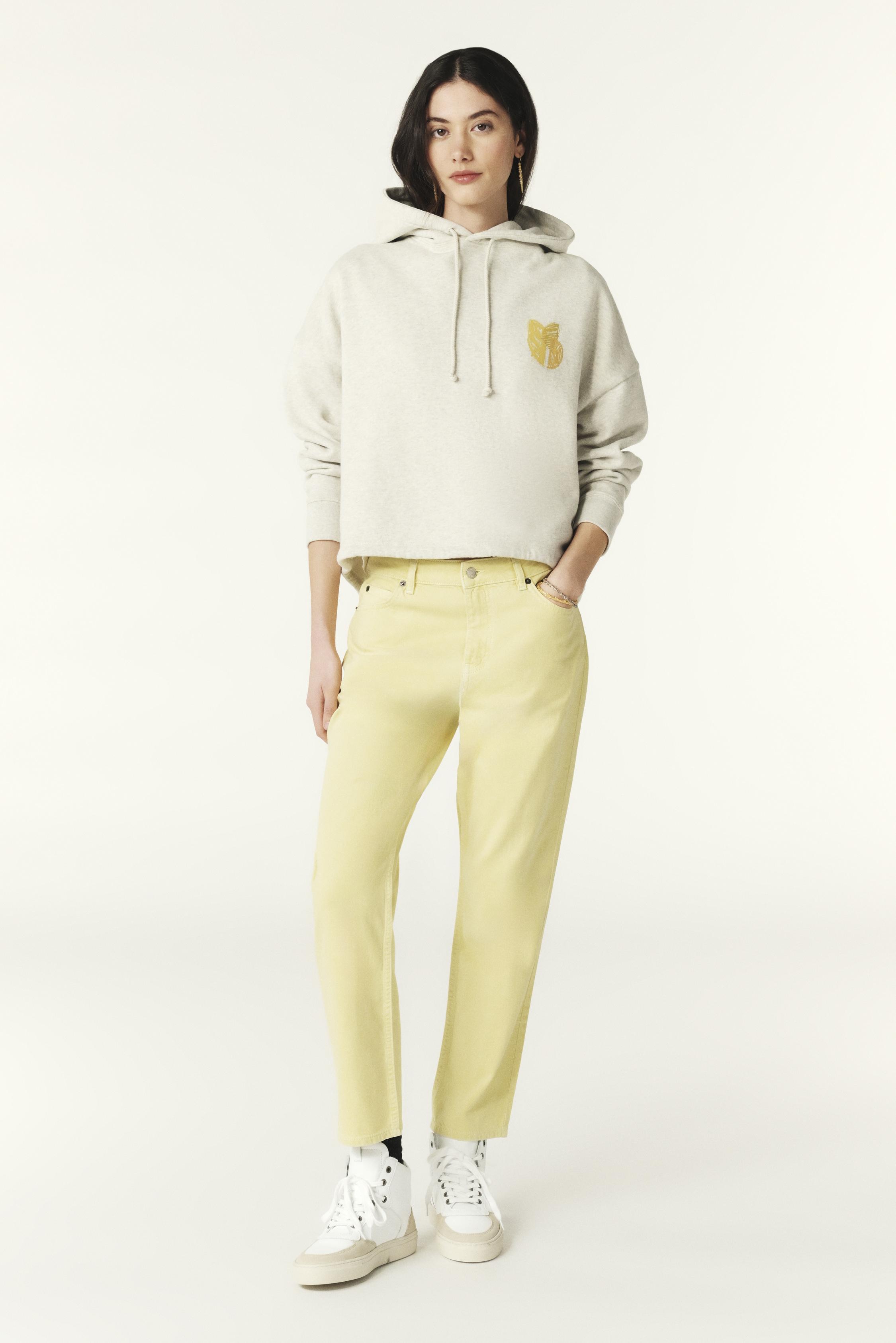 Pantalon Denim Feva Jaune // ba&sh FR