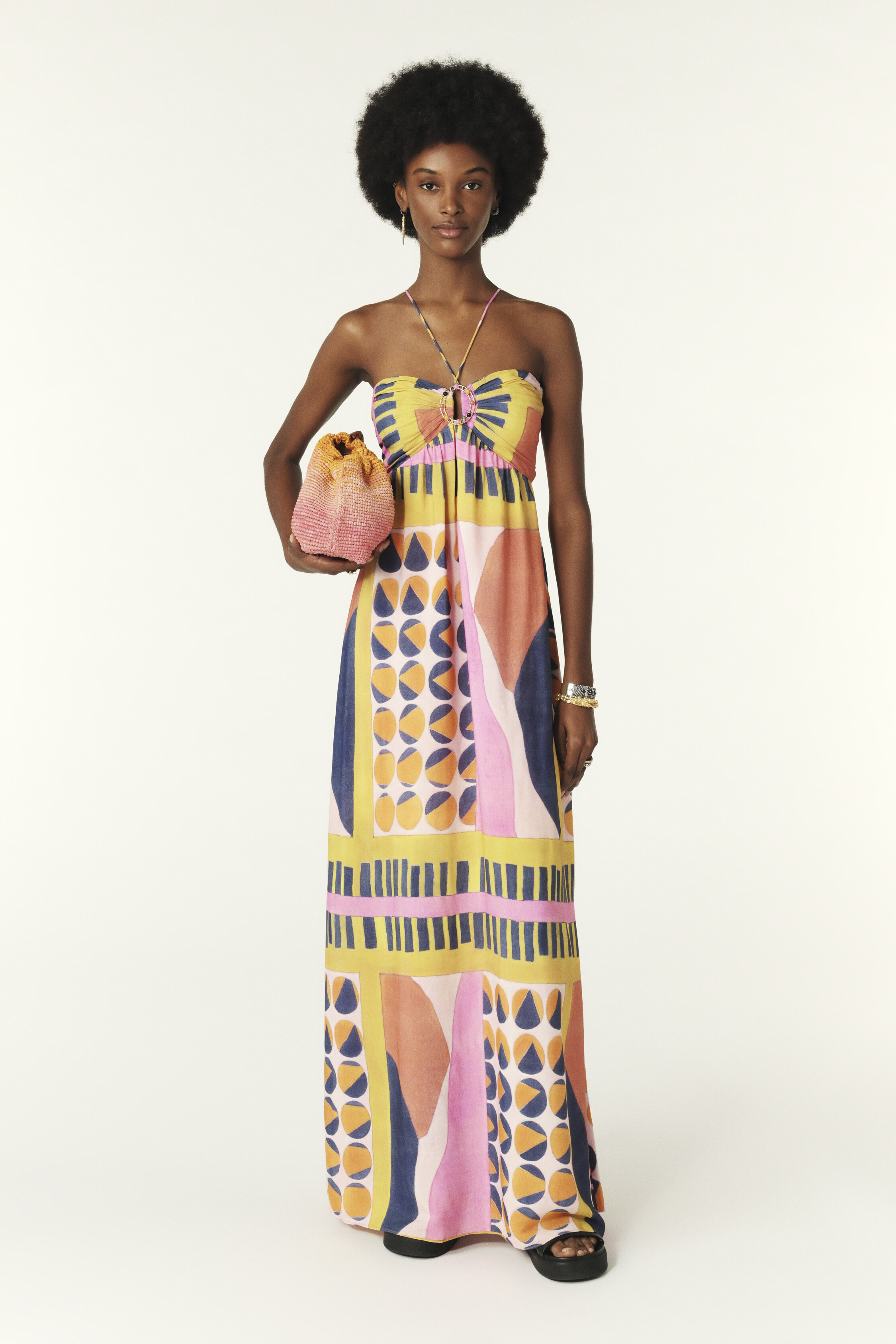 Long Bustier Dress Molly Pink // ba&sh US