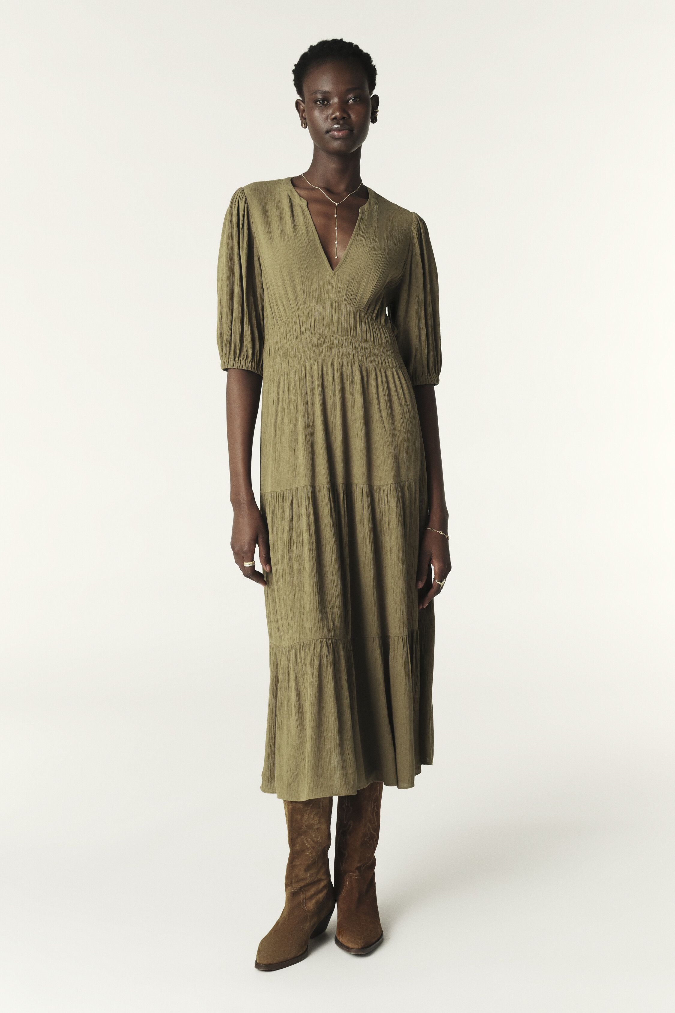 Midi Dress Norma Green // ba&sh