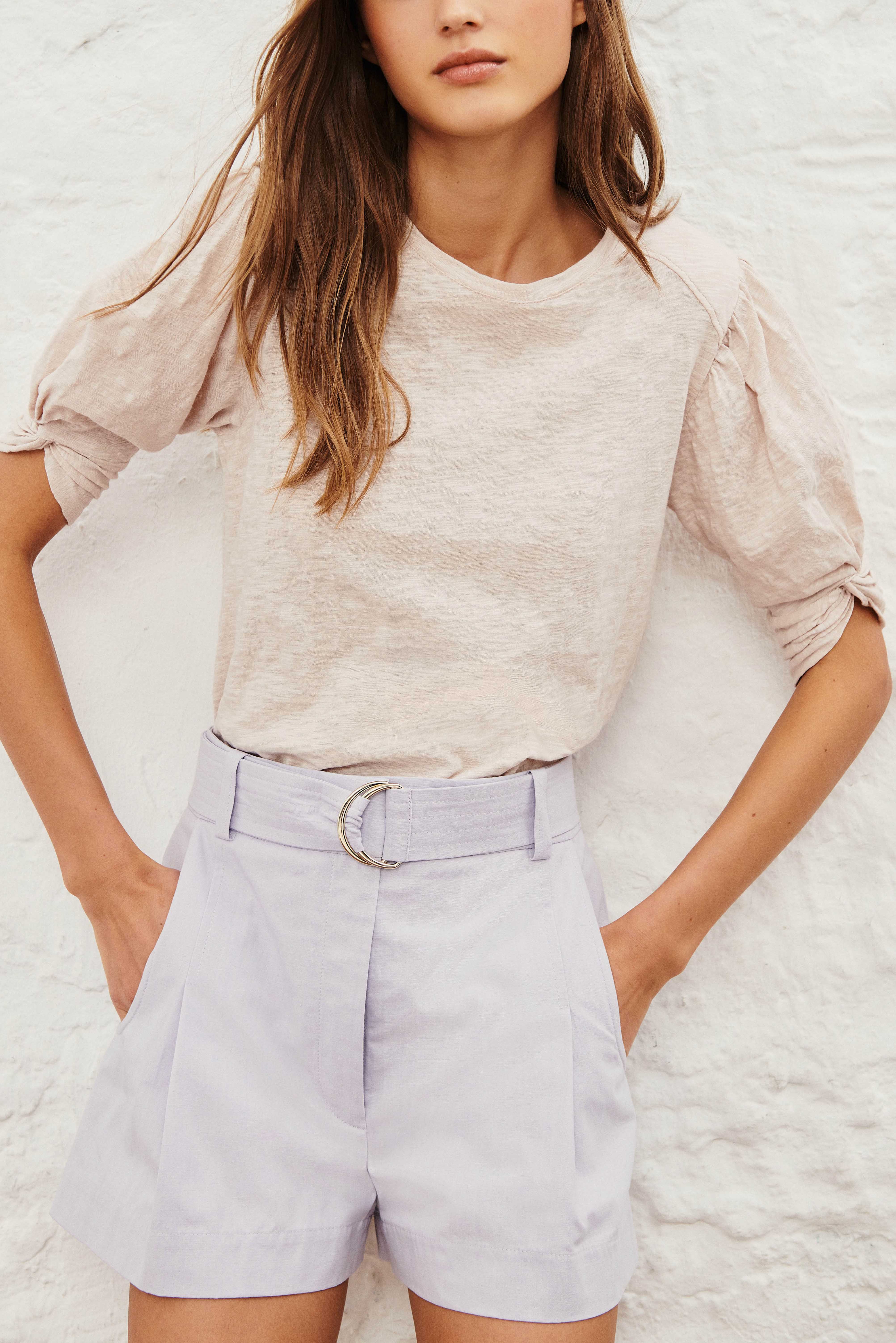 Loose Shorts Aris Purple // ba&sh SG