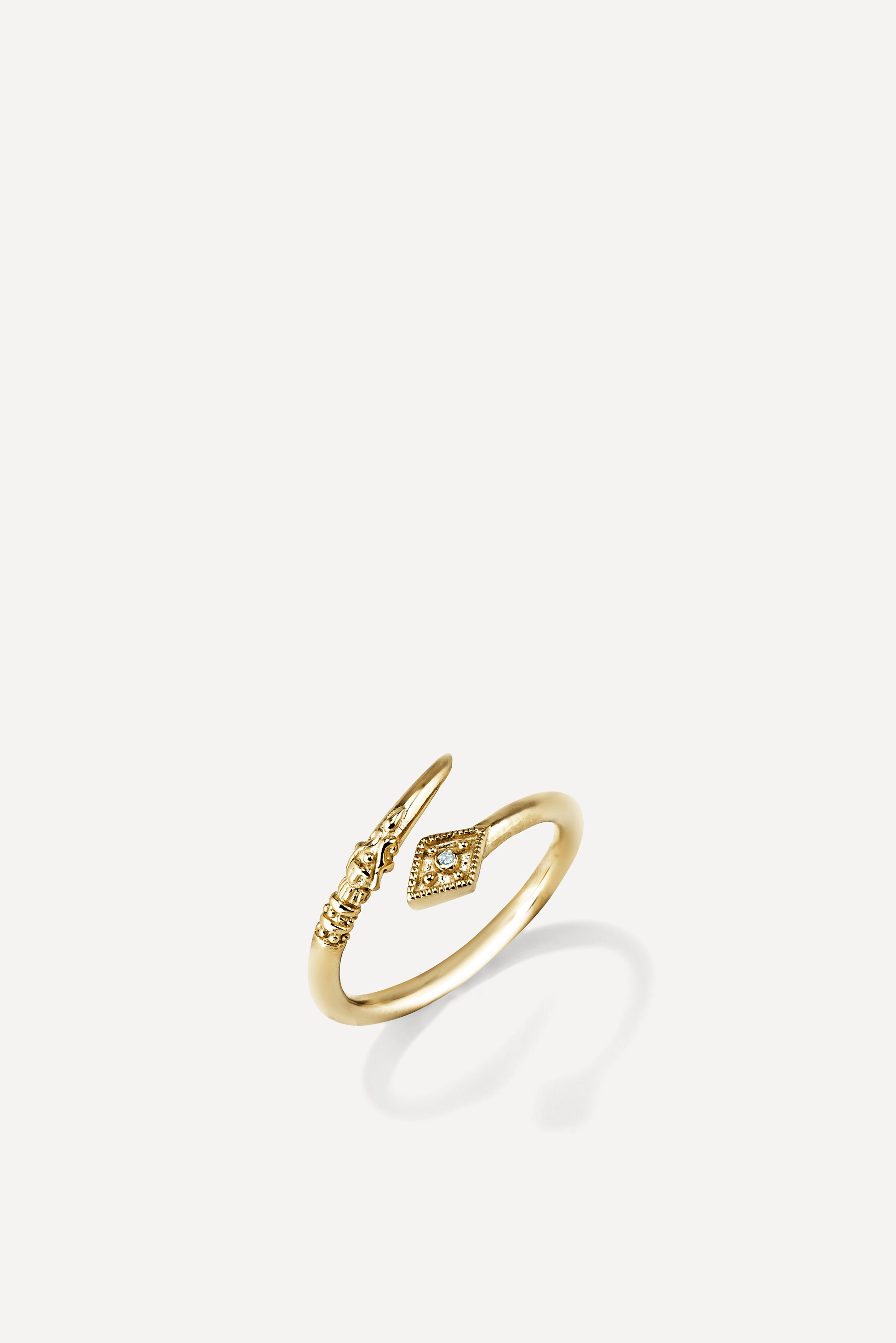 Silver Ring Roll Gold // ba&sh