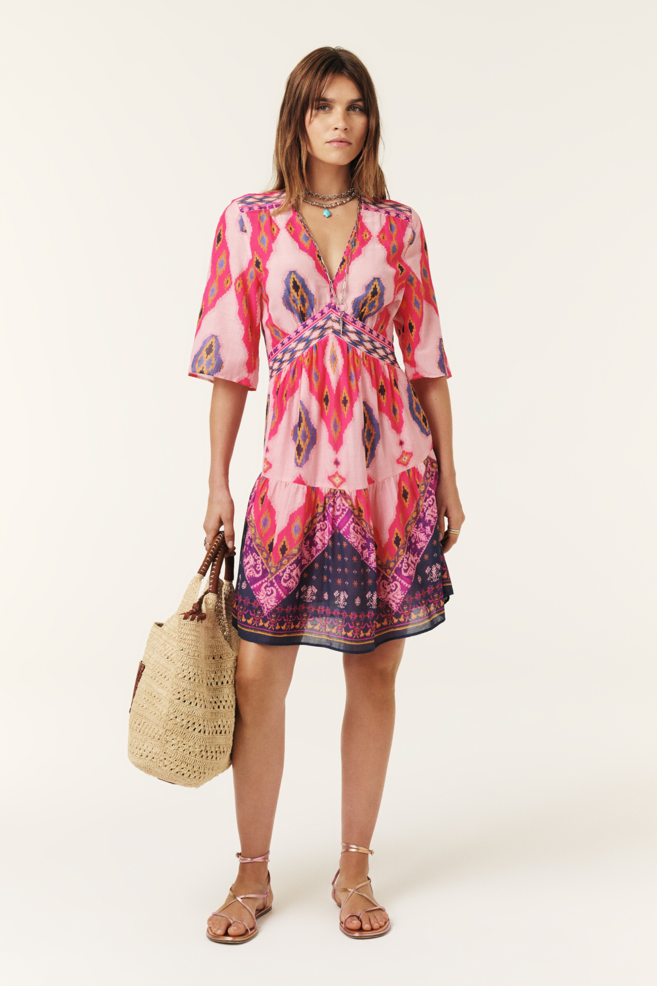 Robe Courte Yaya Rose // ba&sh FR